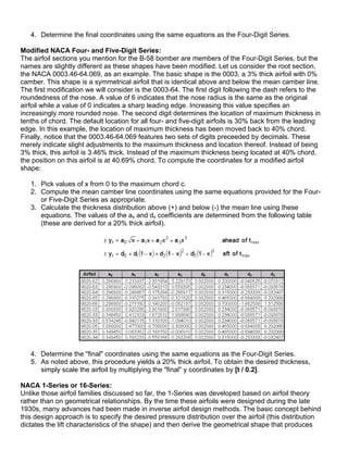 The naca airfoil series | PDF