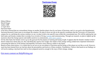 The Nacirema Tribe | PDF