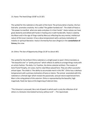 The nakshatras of vedic astrology ancient & contemporary usage ...