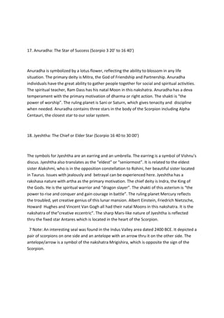 The nakshatras of vedic astrology ancient & contemporary usage ...