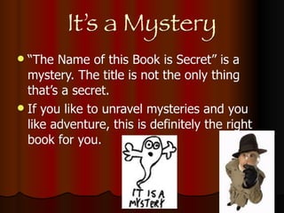 The name of this book is secret | PDF
