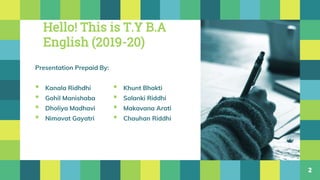 A Study of "The Namesake" by Jhumpa Lahiri | PPTX | Genres