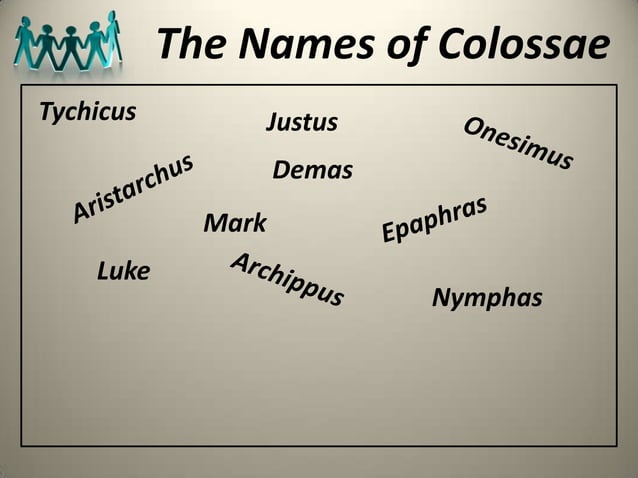 The Names Of Colossae | PPTX | Christianity | Religion & Spirituality