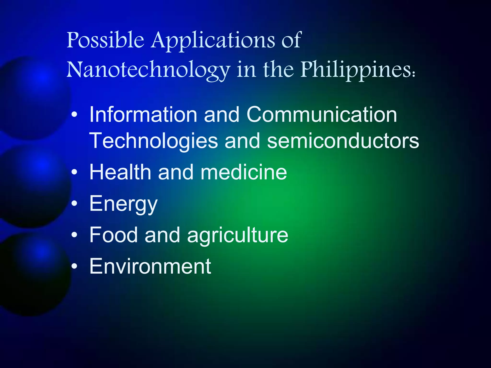 The nano world | PPTX