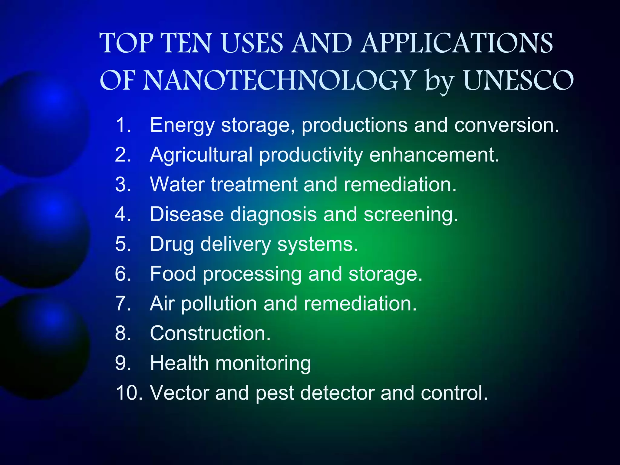 The nano world | PPTX