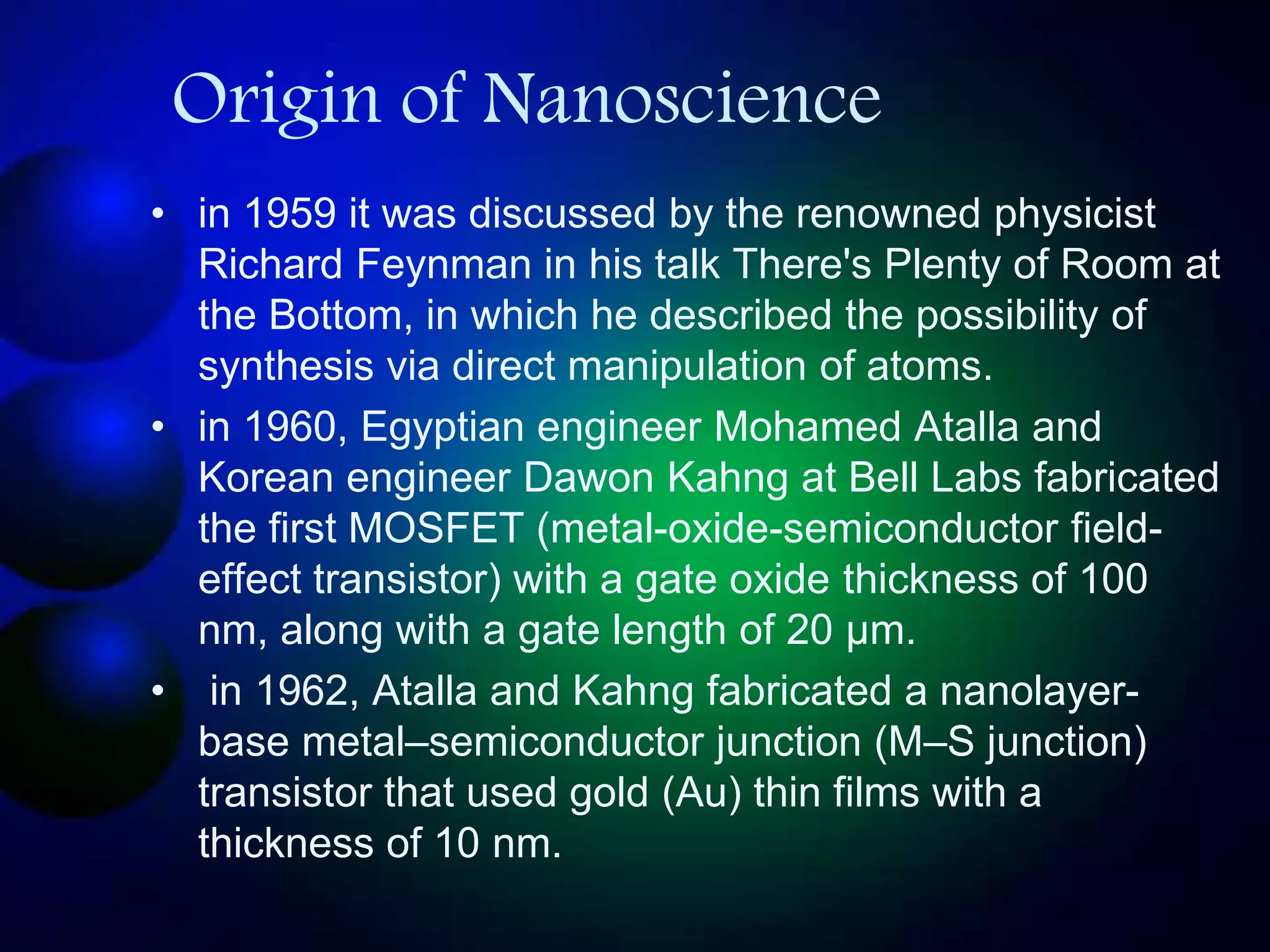 The nano world | PPTX