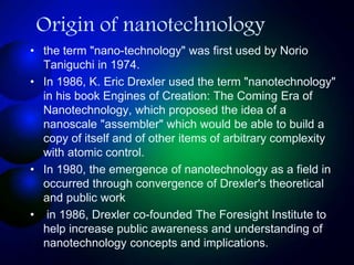 The nano world | PPTX