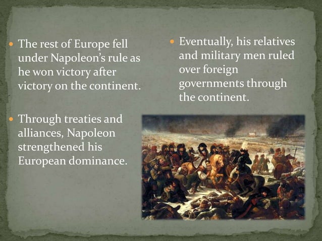 The napoleonic era in Europe | PPTX
