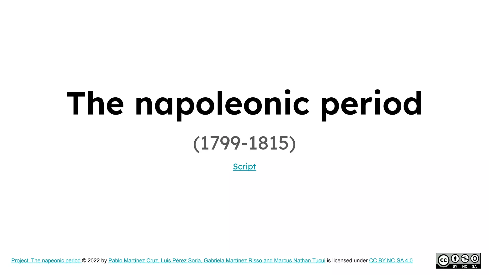 The napoleonic period | PDF