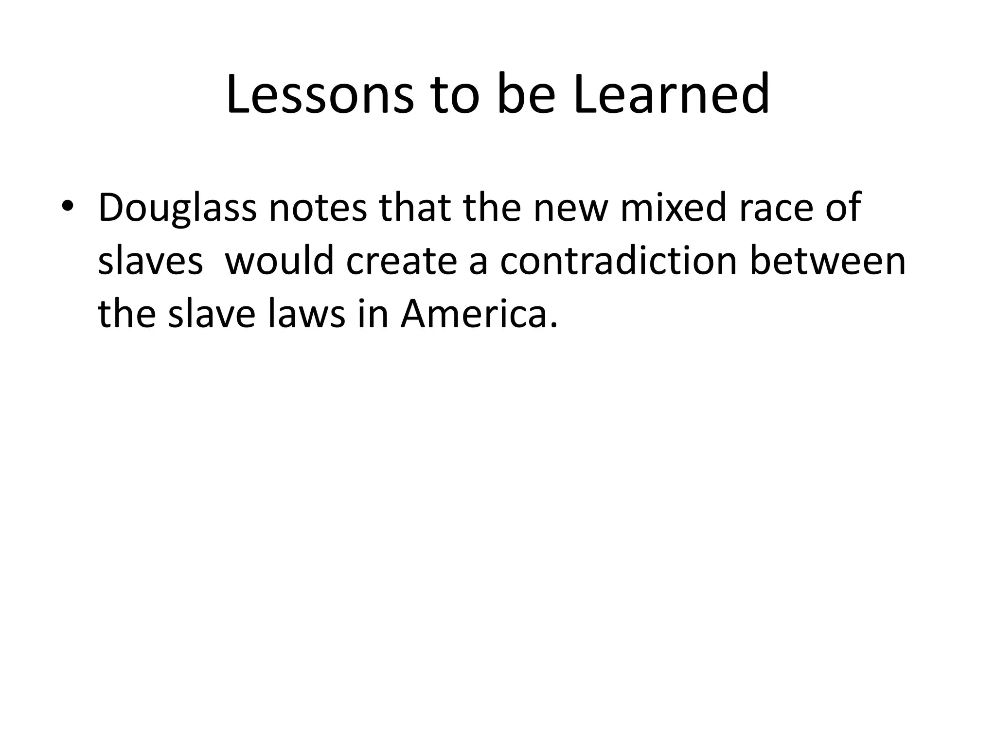 The narrative life of frederick douglas | PPTX