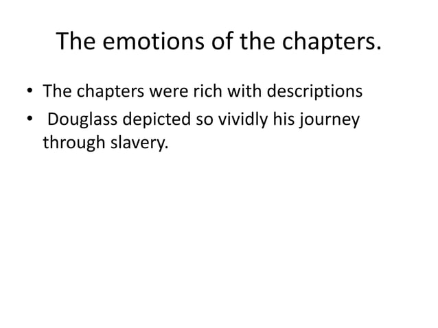 The narrative life of frederick douglas | PPT