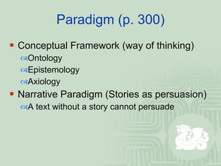 The Narrative Paradigm | PPT