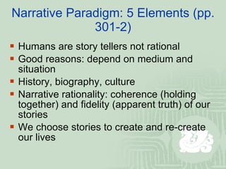 The Narrative Paradigm | PPT