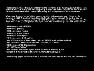 The National Air Race Museum | PPS