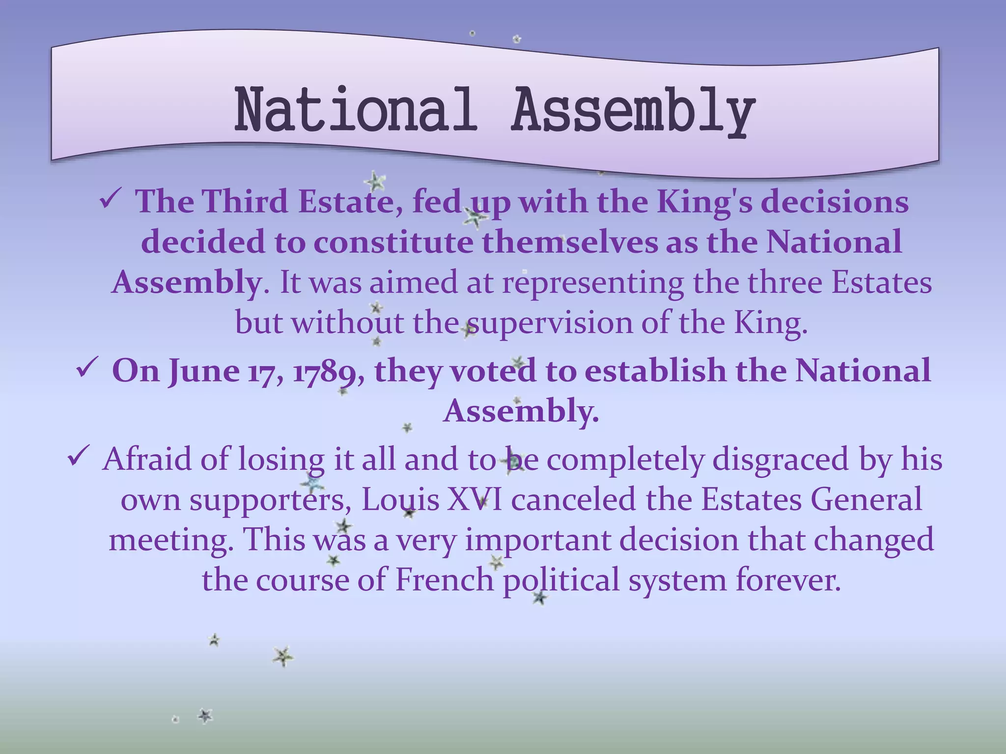 The national assembly | PPTX