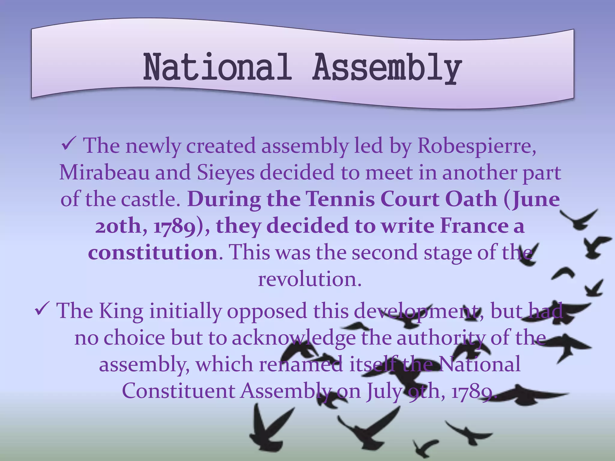 The national assembly | PPTX