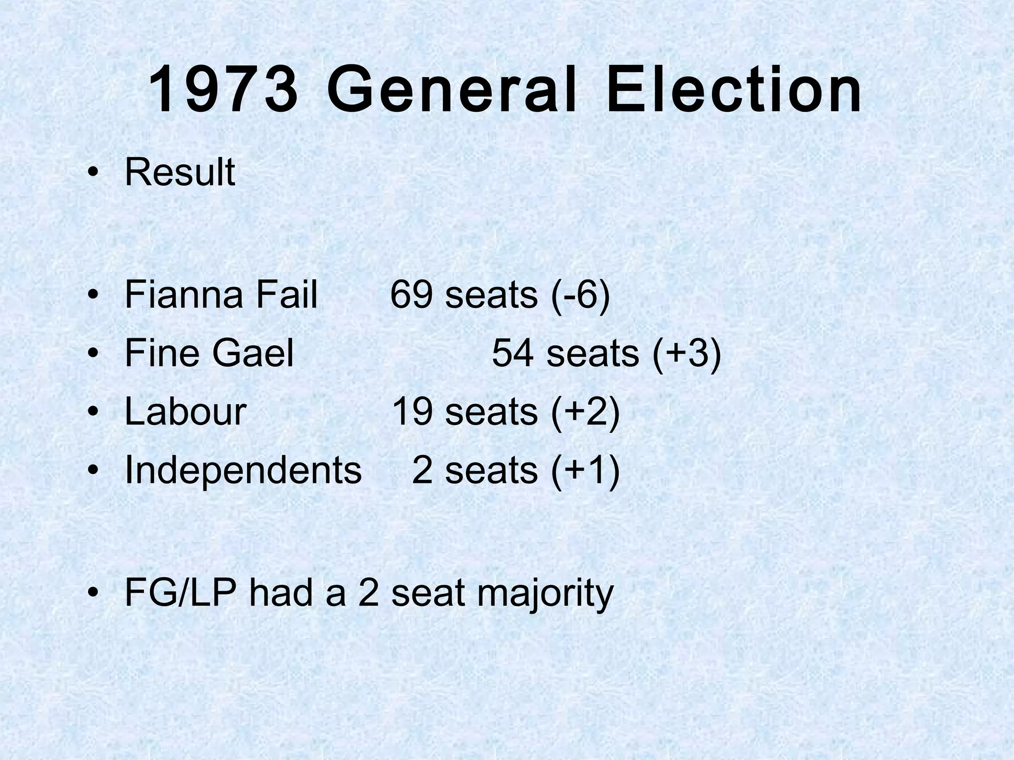 The National Coalition 1973-1977 - revision | PPT