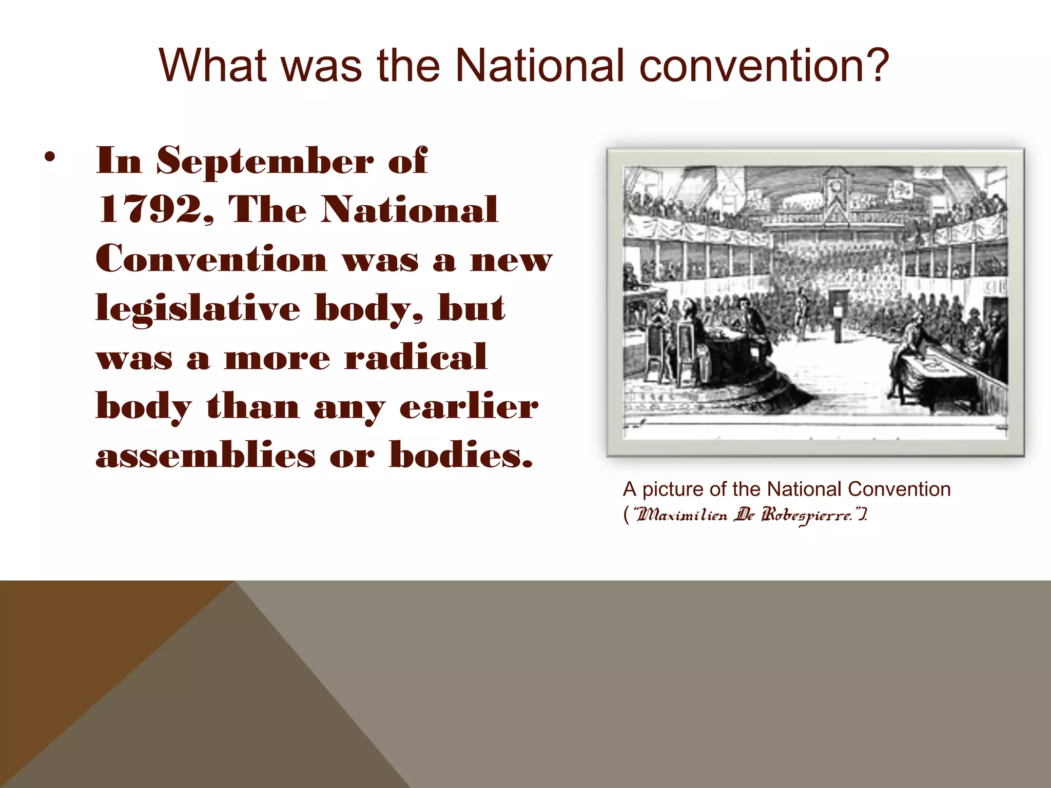 The national convention of 1792 | PPT