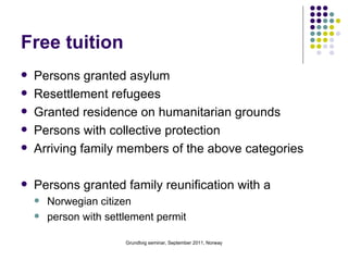 The national curriculum norwegian language and social studies for adult ...