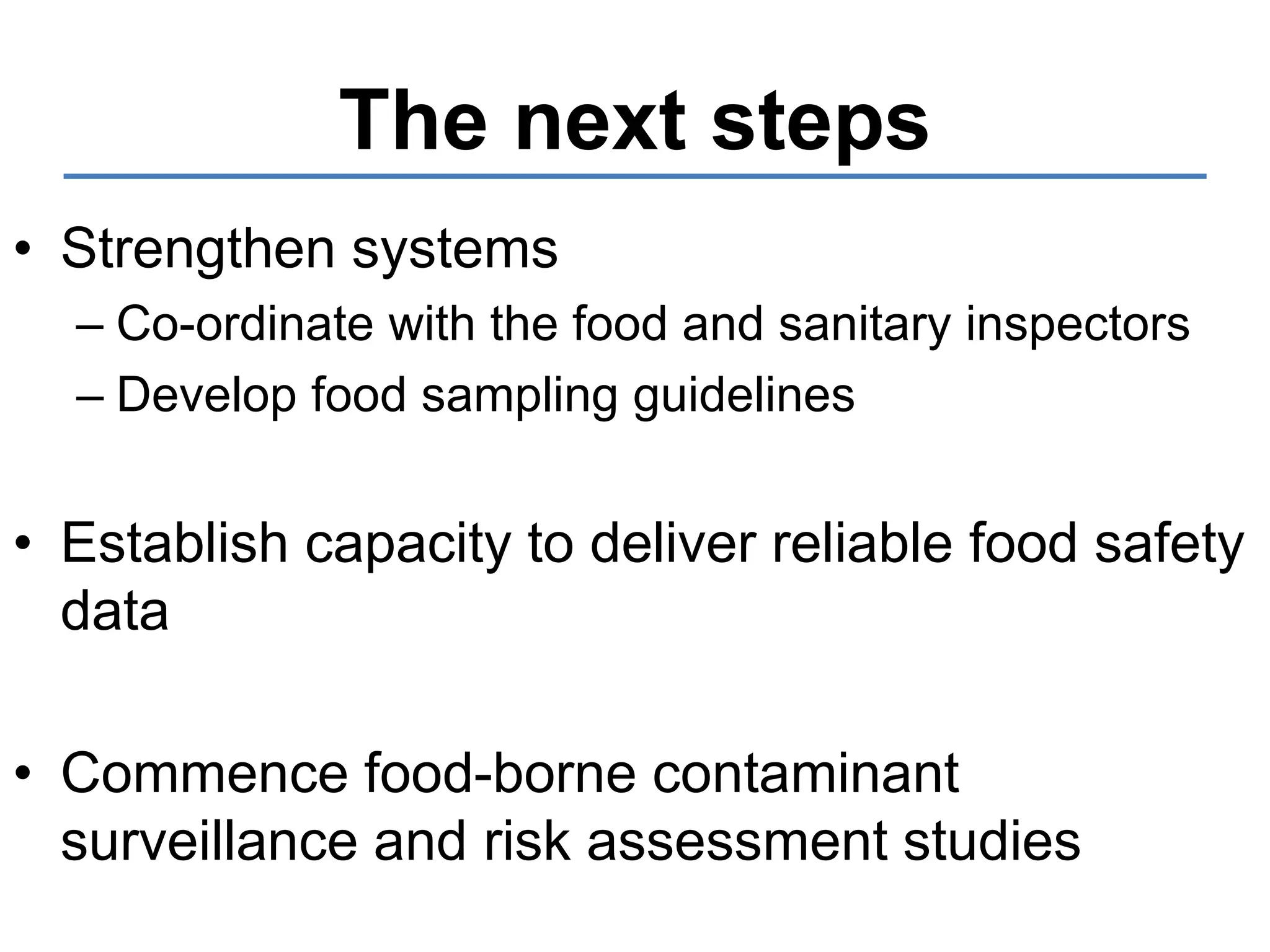 The national food safety laboratory | PPTX
