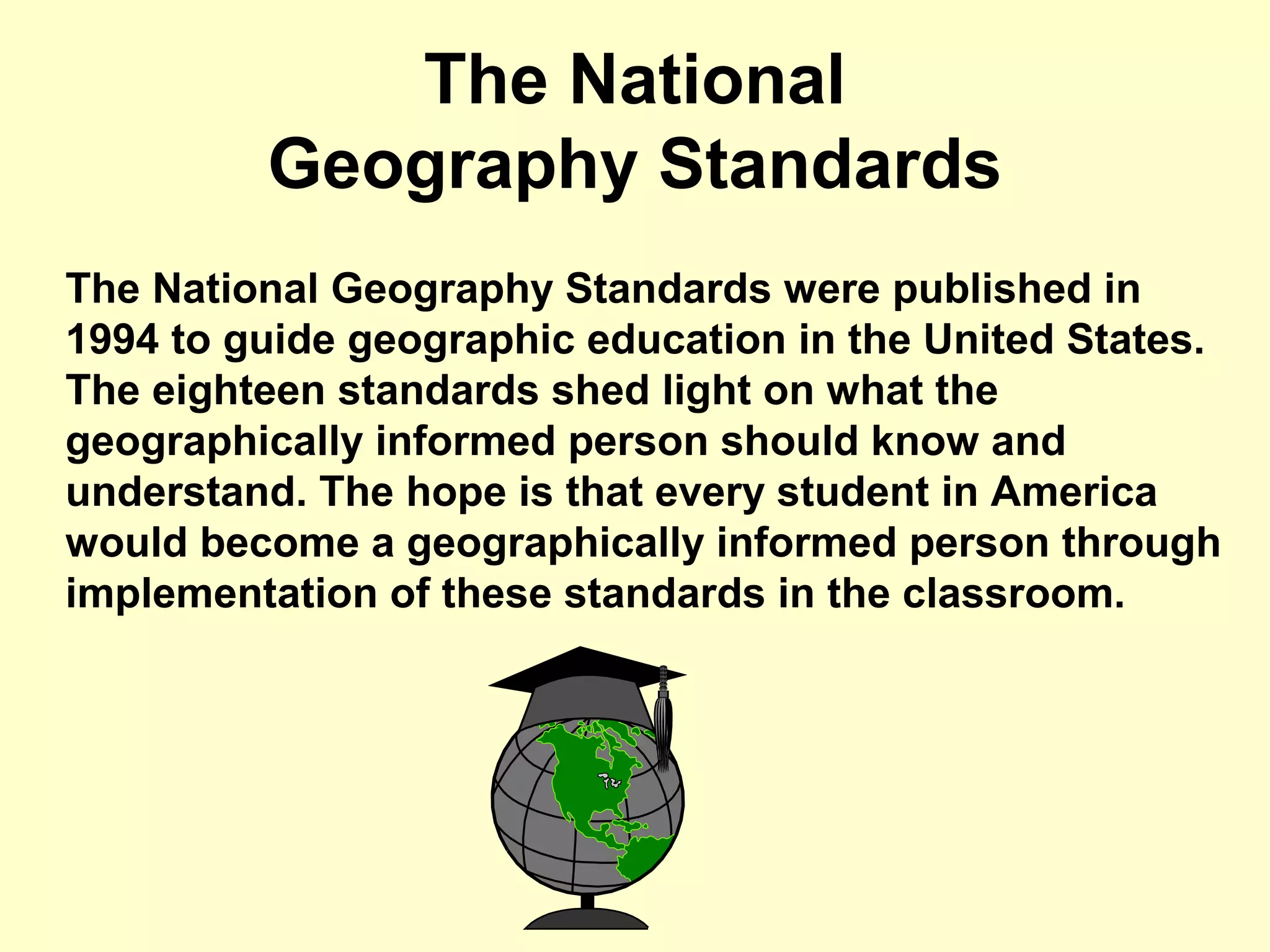 Thenationalgeographystandards | PPT