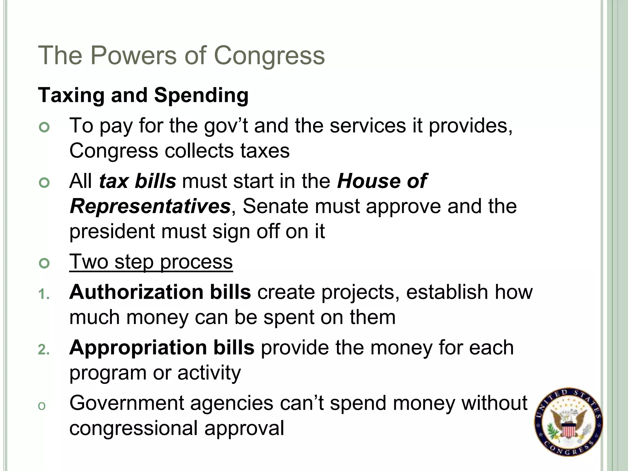 The national government | PPTX