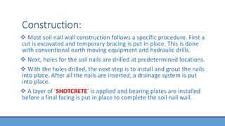 Soil Nailing technique( a brief study in the domain of Geotechnical ...