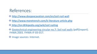 Soil Nailing technique( a brief study in the domain of Geotechnical ...