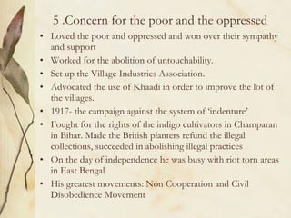 The National Movement And Mahatma Gandhi | PPT