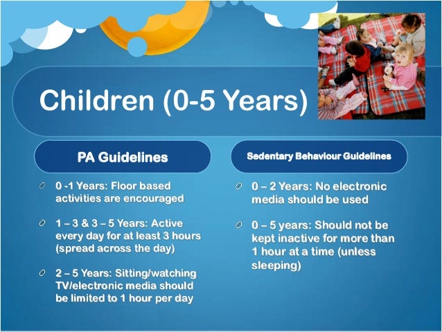 The National Physical Activity Guidelines