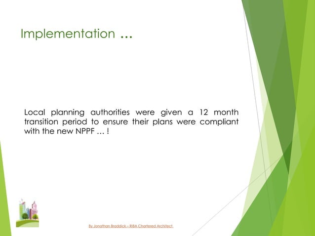 The National Planning Policy Framework (NPPF) - 12 Months On | PPT
