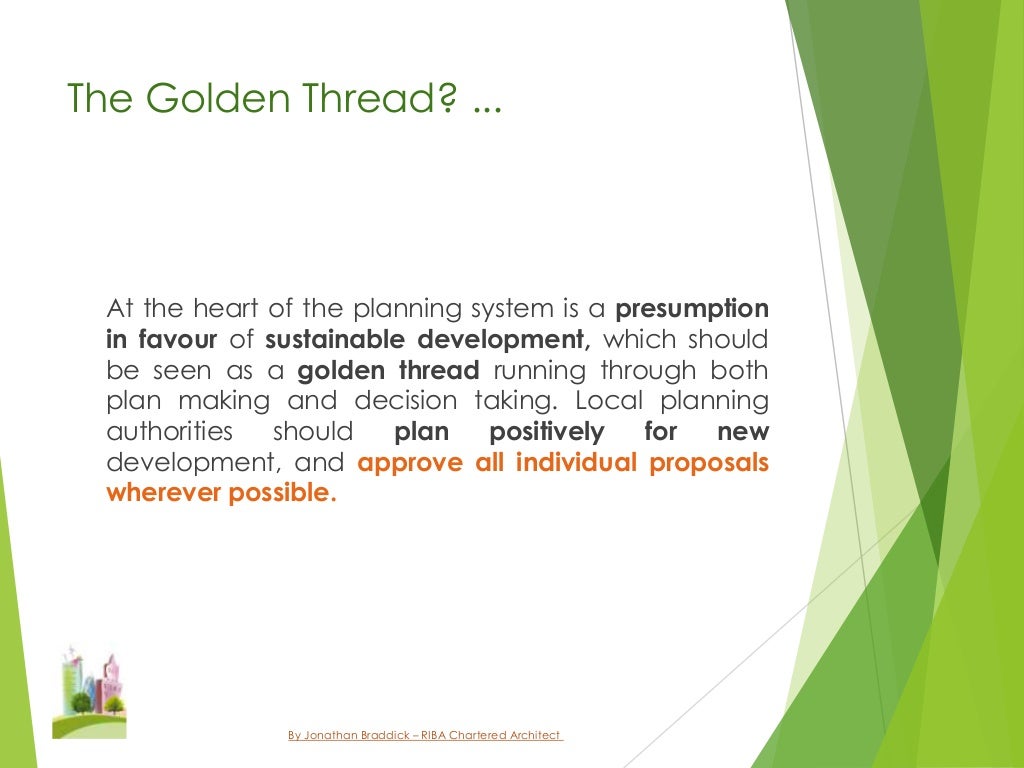 The National Planning Policy Framework (NPPF) - 12 Months On