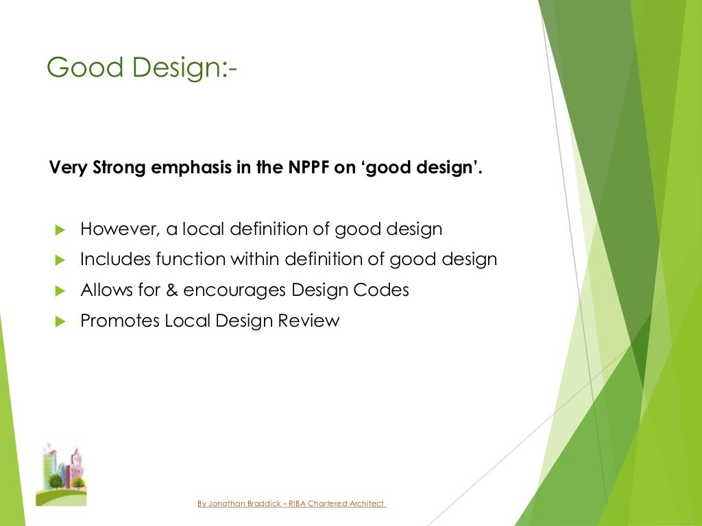The National Planning Policy Framework (NPPF) - 12 Months On