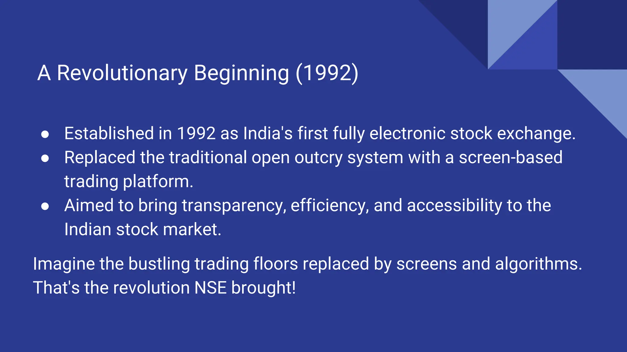 An Overview Of The National Stock Exchange of India | PPTX