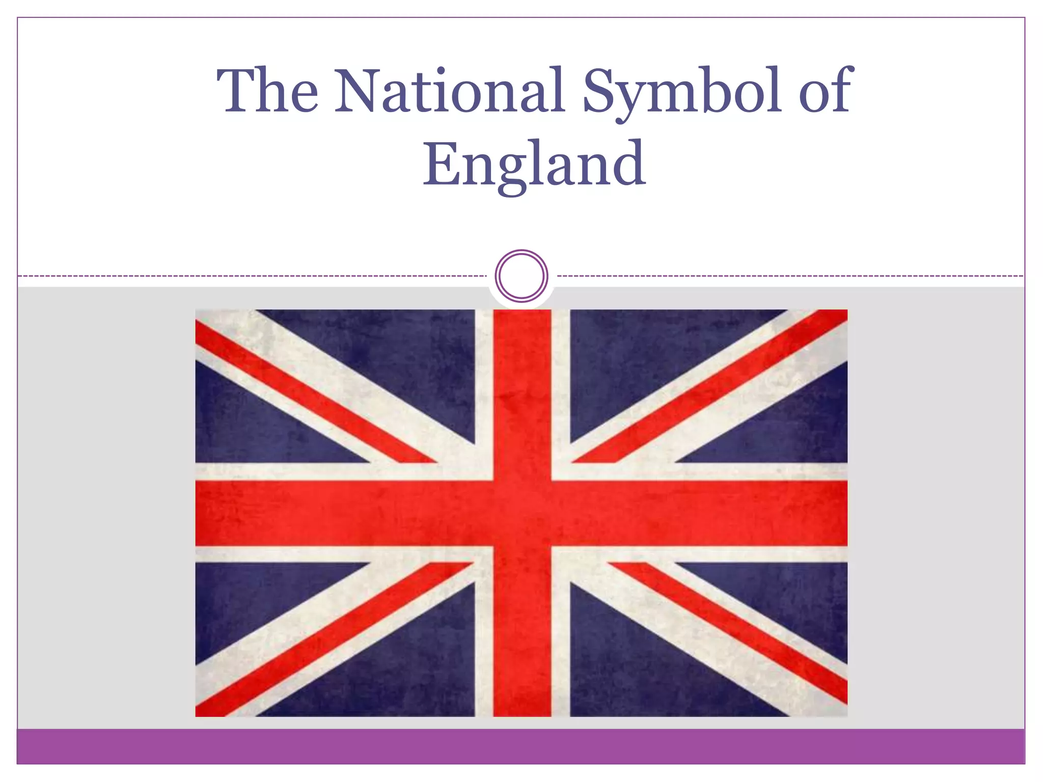 The National Symbol of England | PPTX