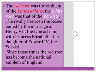 The National Symbol of England | PPTX