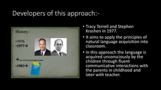 The Natural Approach | PPTX