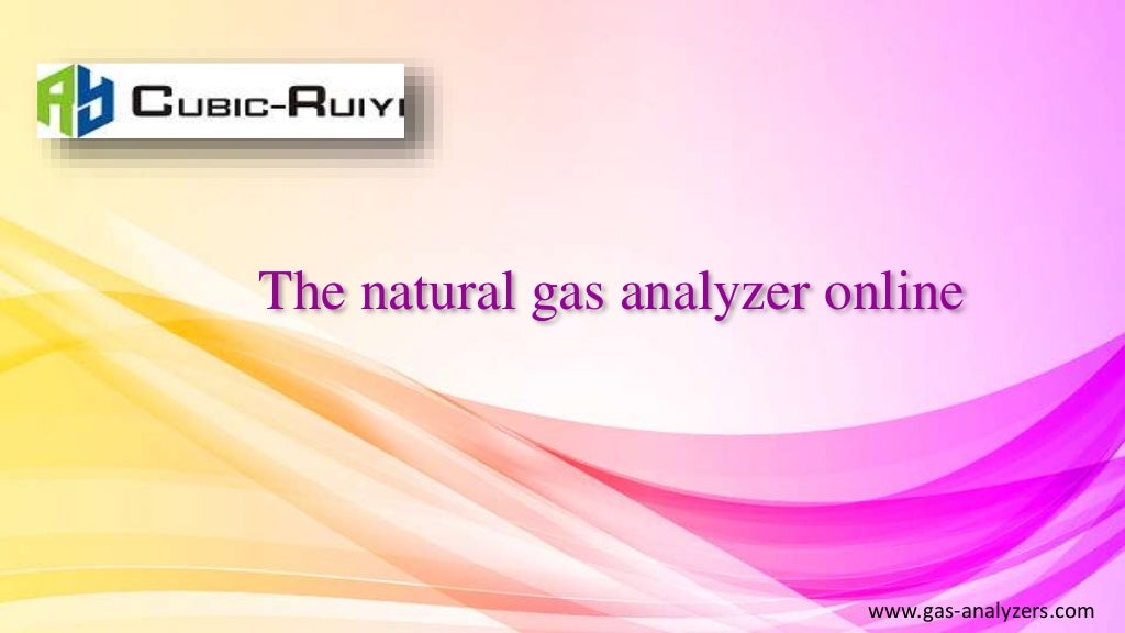 The natural gas analyzer online