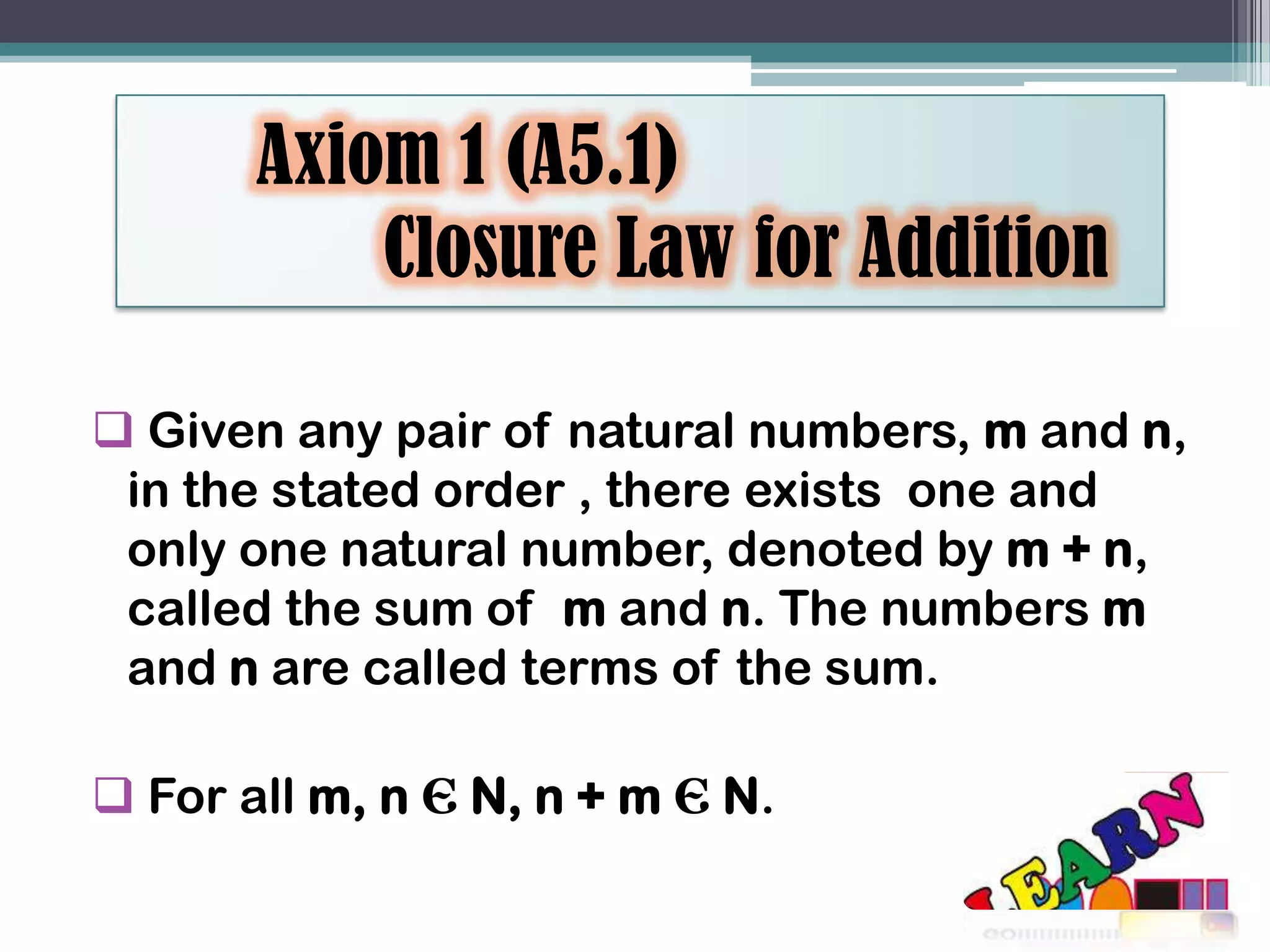 The natural numbers | PPTX