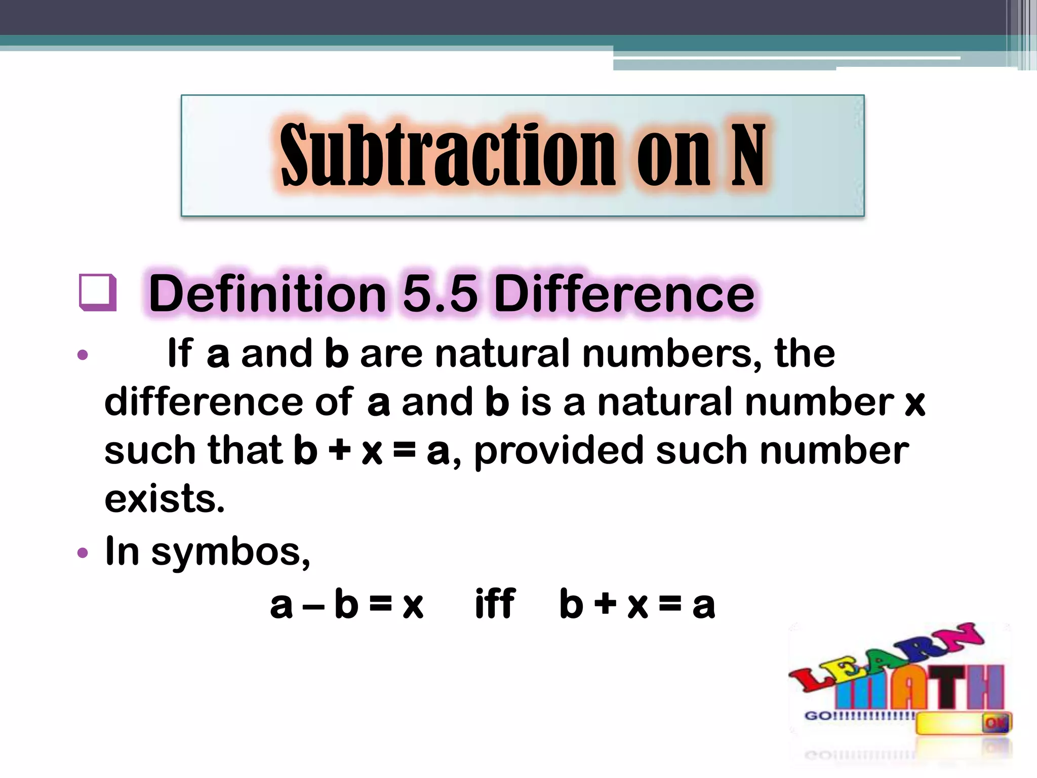 The natural numbers | PPTX