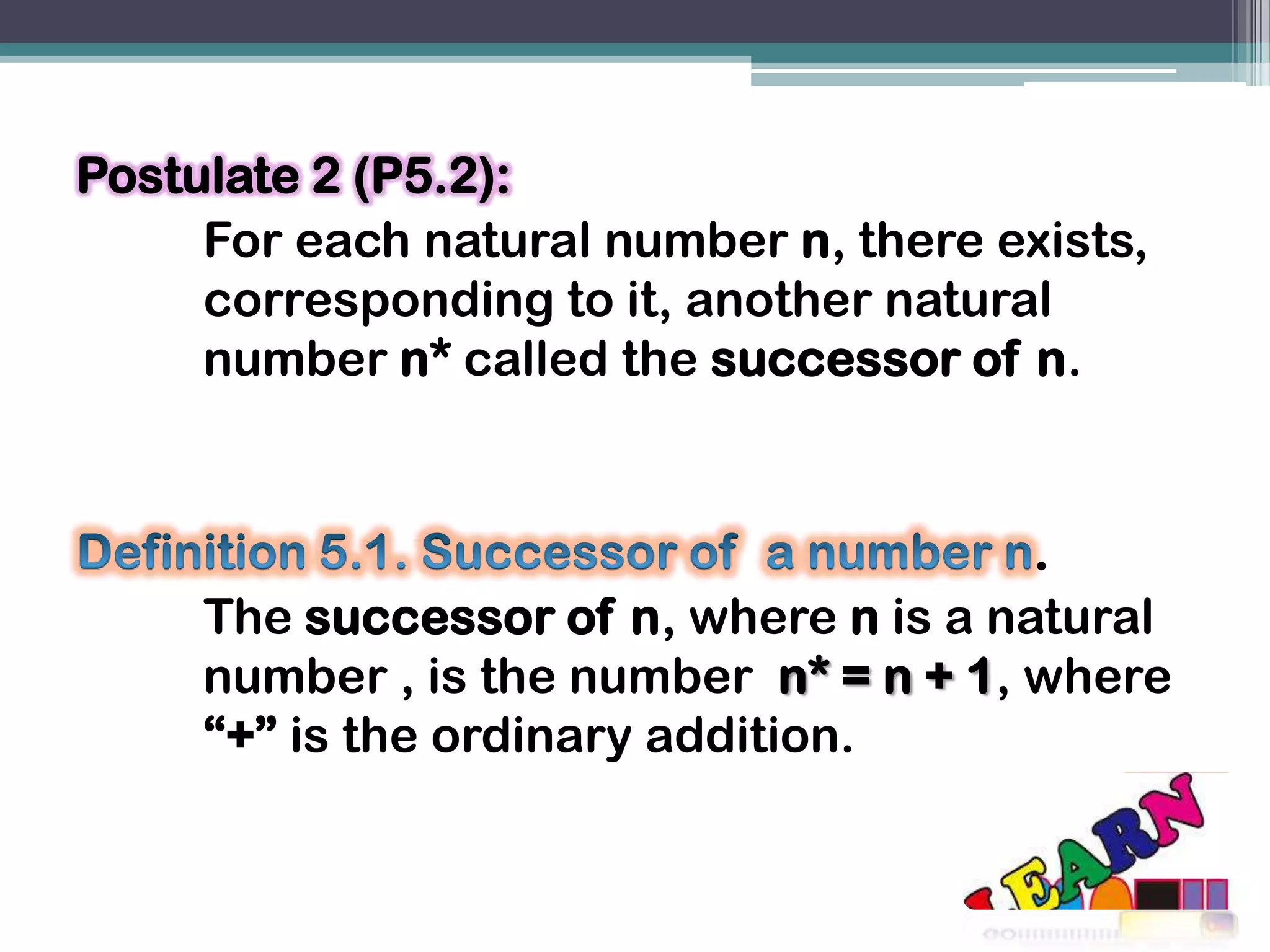 The natural numbers | PPTX