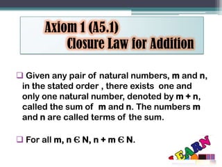The natural numbers | PPTX