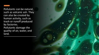 The natural pollution and the anthropogenic pollution | PDF