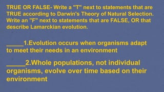 The Natural Selection of Giraffes By Darwin and Lamarck.pptx