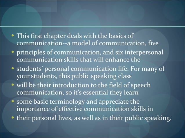The natural speaker chapter 1 | PPT