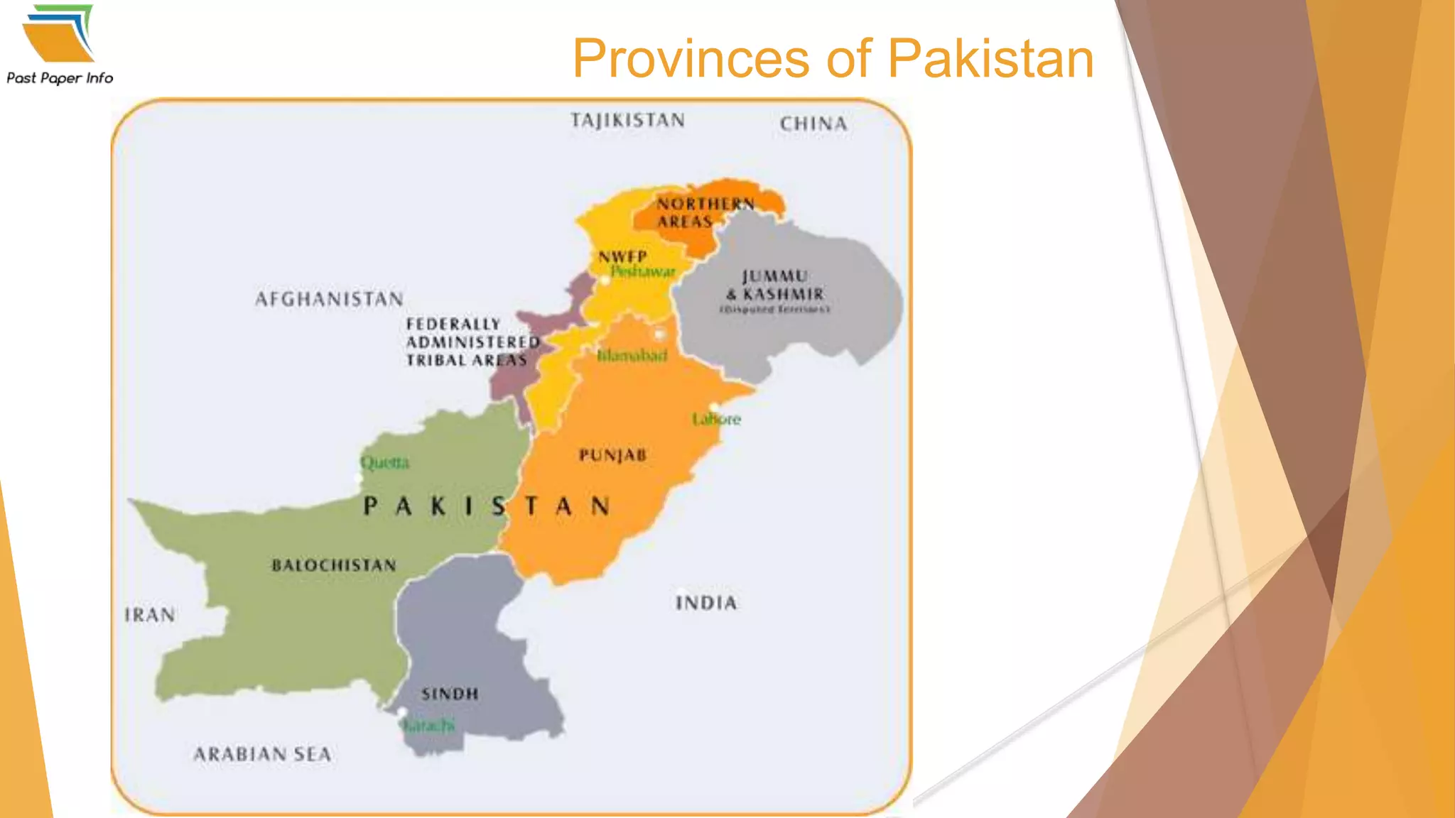 The natural topography of pakistan | PPTX