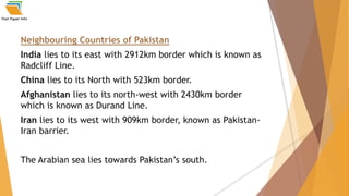 The natural topography of pakistan | PPTX