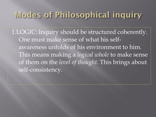 The nature.of philosophical inquiry | PPT