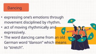 The nature and background of the Different dances.pptx