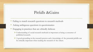 The nature and process of social research | PPTX